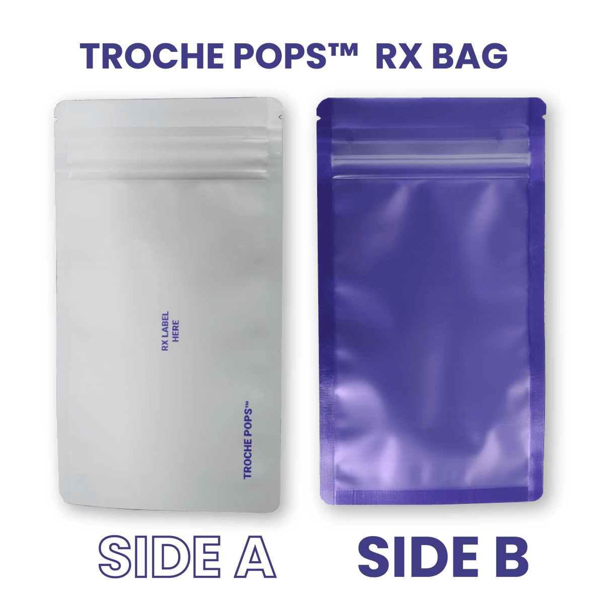 TROCHE POPS® - RX BAG - VIOLET – TICKERWORKS